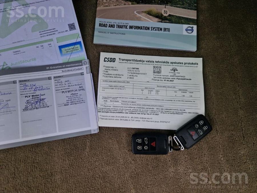 Pelēks Volvo XC70 2010 Jelgava, ar dzinēja tilpumu 2.40 L un nobraukumu 0 tūkst. km par 7990 €, foto 27 vietnē AUTOMOTO.COM.LV