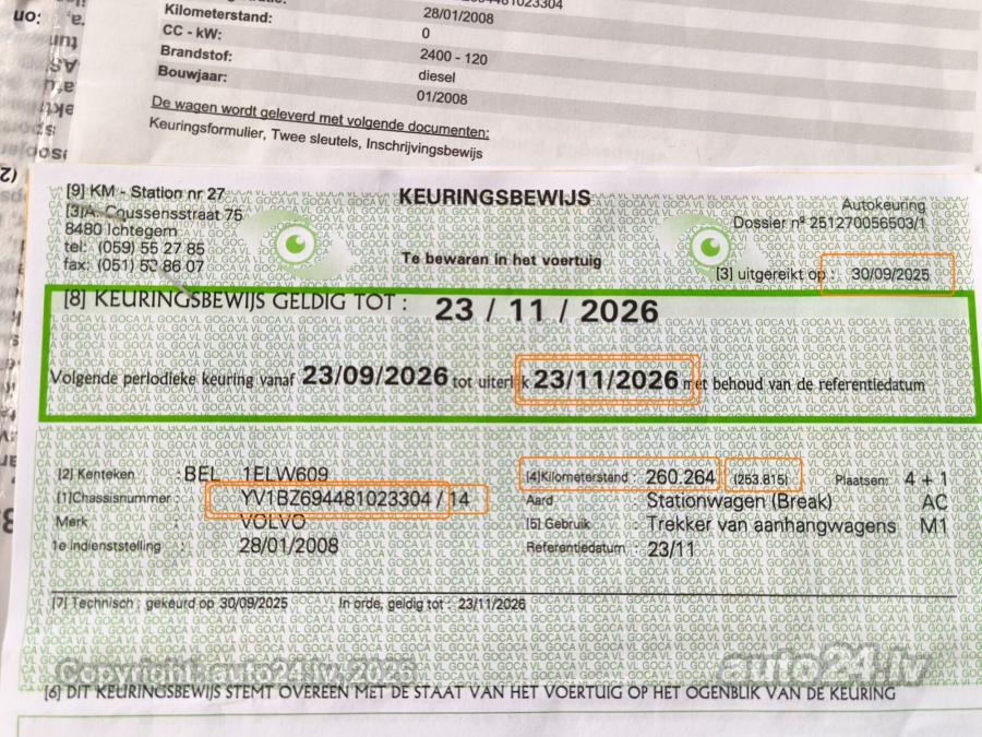 Pelēks Volvo XC70 2008 Tartu, ar dzinēja tilpumu 2.40 L un nobraukumu 267 tūkst. km par 7990 €, foto 6 vietnē AUTOMOTO.COM.LV