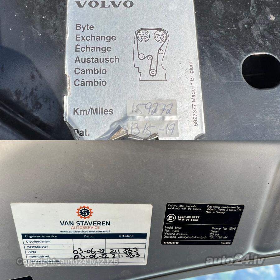 Grey Volvo XC70 2016 in Tallinn, with an engine capacity of 2.40 L and mileage of 239 thousand km for 15999 €, photo 20 on AUTOMOTO.COM.LV