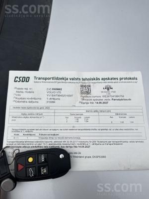 Volvo XC70 2005 in Ogre, with an engine capacity of 2.40 L and mileage of 315 thousand km for 3200 €, photo 13 on AUTOMOTO.COM.LV