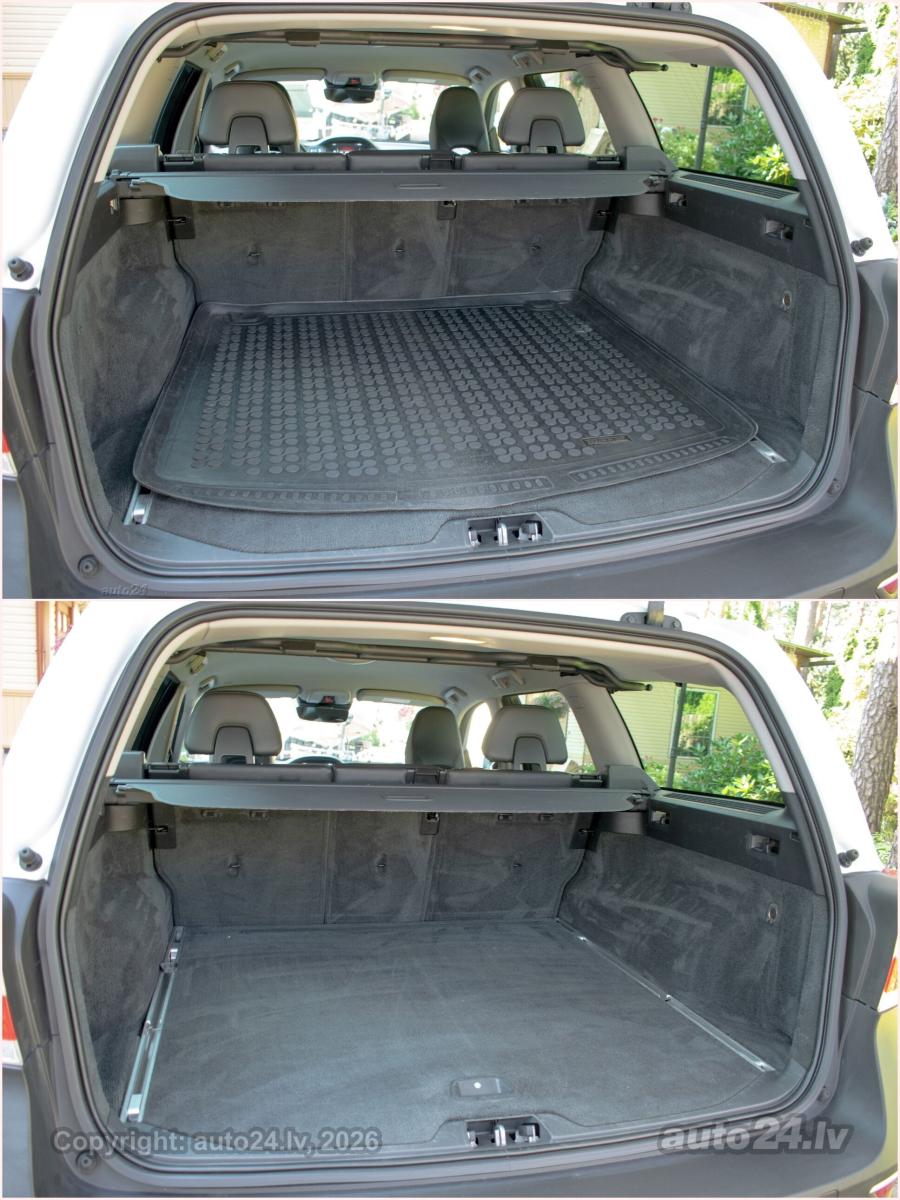 White Volvo XC70 2015 in Tallinn, with an engine capacity of 2.40 L and mileage of 261 thousand km for 17890 €, photo 19 on AUTOMOTO.COM.LV