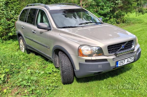 Smilšu krāsa Volvo XC90 2004 Rakvere, ar dzinēja tilpumu 2.50 L un nobraukumu 365 tūkst. km par 1399 €, foto 1 vietnē AUTOMOTO.COM.LV