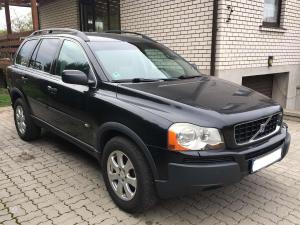 Black Volvo XC90 2003 in Kaunas, with an engine capacity of 2.40 L and mileage of 245 thousand km for 5200 €, photo 2 on AUTOMOTO.COM.LV