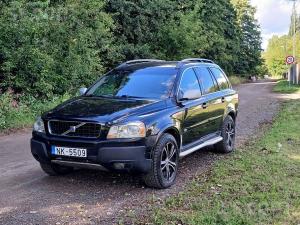 Black Volvo XC90 2003 in Riga, with an engine capacity of 2.40 L and mileage of 0 thousand km for 1990 €, photo  on AUTOMOTO.COM.LV