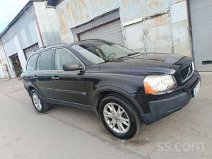 Black Volvo XC90 2003 in Riga, with an engine capacity of 2.40 L and mileage of 367 thousand km for 3300 €, photo  on AUTOMOTO.COM.LV