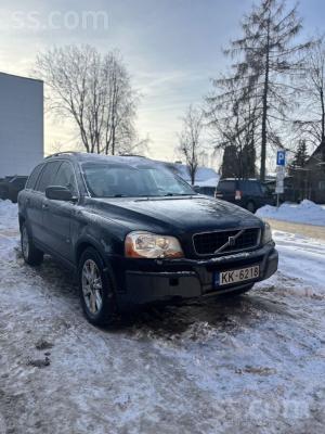 Black Volvo XC90 2004 in Ogre, with an engine capacity of 2.40 L and mileage of 396 thousand km for 2400 €, photo  on AUTOMOTO.COM.LV