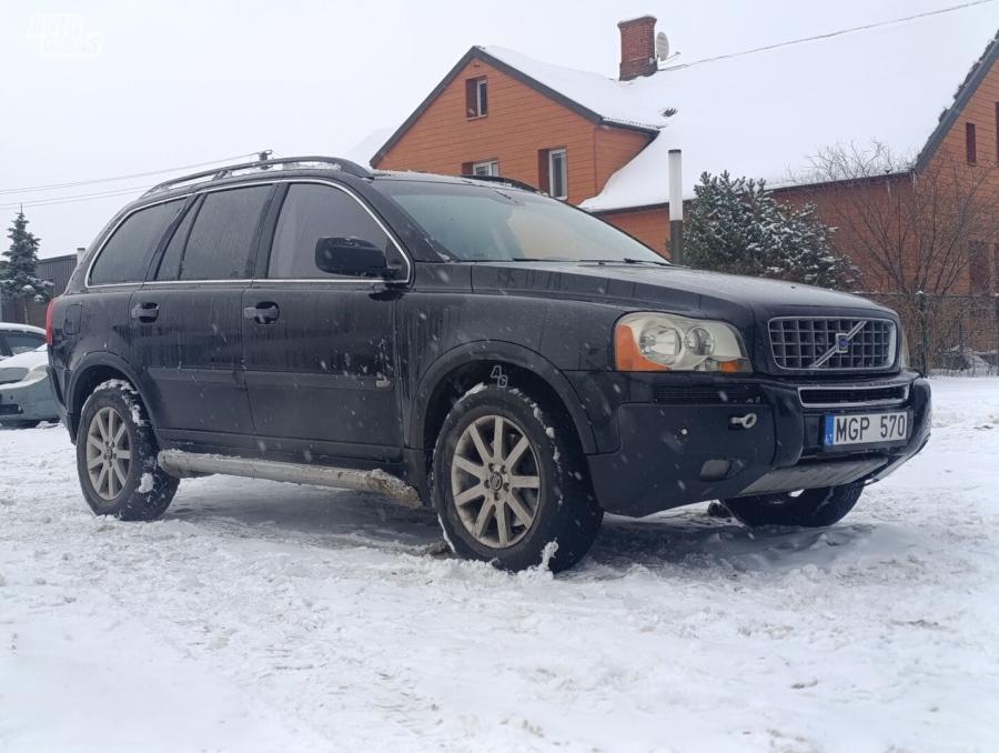 Melns Volvo XC90 2004 Kauņa, ar dzinēja tilpumu 2.90 L un nobraukumu 397 tūkst. km par 1499 €, foto 1 vietnē AUTOMOTO.COM.LV