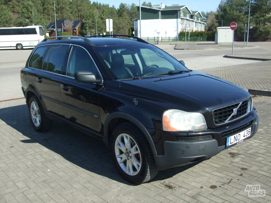 Melns Volvo XC90 2004 Alīta, ar dzinēja tilpumu 2.50 L un nobraukumu 320 tūkst. km par 4500 €, foto 3 vietnē AUTOMOTO.COM.LV