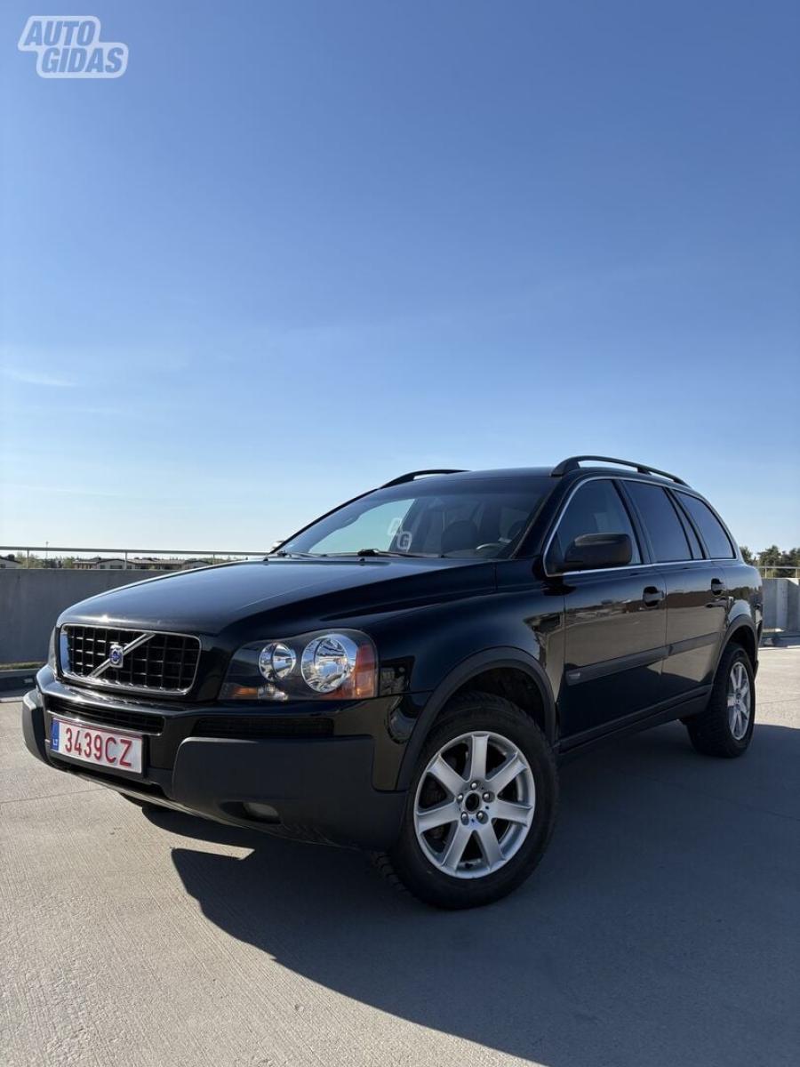 Melns Volvo XC90 2004 Viļņa, ar dzinēja tilpumu 2.40 L un nobraukumu 336 tūkst. km par 4500 €, foto 3 vietnē AUTOMOTO.COM.LV