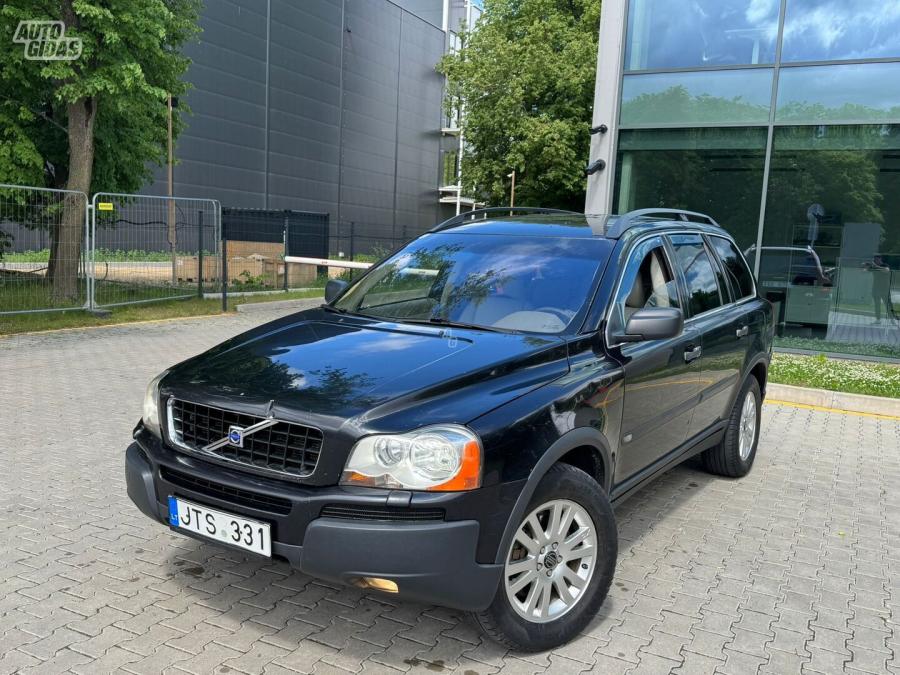 Black Volvo XC90 2004 in Kaunas, with an engine capacity of 2.40 L and mileage of 342 thousand km for 2500 €, photo 1 on AUTOMOTO.COM.LV