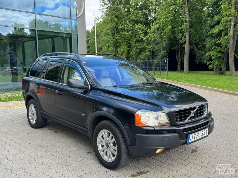 Black Volvo XC90 2004 in Kaunas, with an engine capacity of 2.40 L and mileage of 342 thousand km for 2500 €, photo 6 on AUTOMOTO.COM.LV
