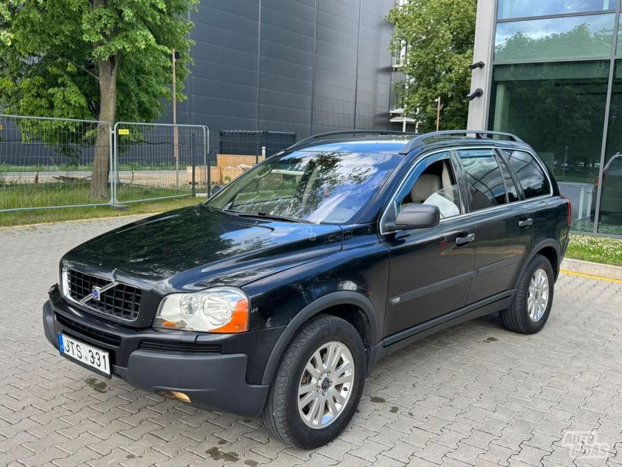 Black Volvo XC90 2004 in Kaunas, with an engine capacity of 2.40 L and mileage of 342 thousand km for 2500 €, photo 9 on AUTOMOTO.COM.LV
