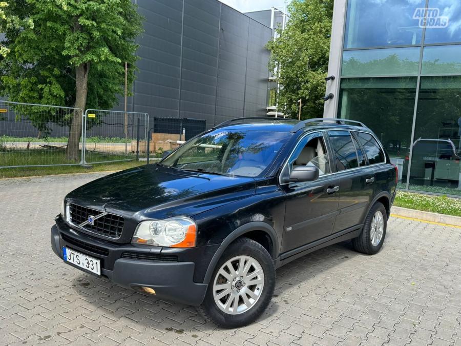 Black Volvo XC90 2004 in Kaunas, with an engine capacity of 2.40 L and mileage of 342 thousand km for 2500 €, photo 14 on AUTOMOTO.COM.LV