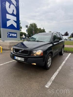Black Volvo XC90 2004 in Jelgava, with an engine capacity of 2.40 L and mileage of 360 thousand km for 3100 €, photo 4 on AUTOMOTO.COM.LV