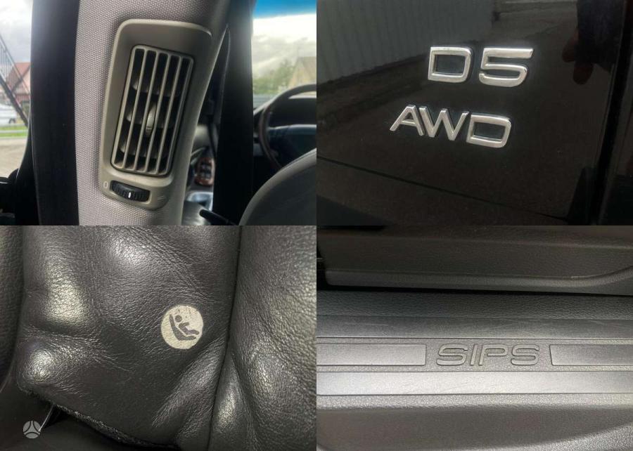 Black Volvo XC90 2004 in Marijampole, with an engine capacity of 2.40 L and mileage of 280 thousand km for 3999 €, photo 41 on AUTOMOTO.COM.LV