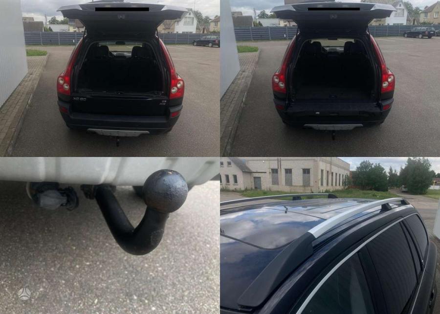 Black Volvo XC90 2004 in Marijampole, with an engine capacity of 2.40 L and mileage of 280 thousand km for 3999 €, photo 43 on AUTOMOTO.COM.LV