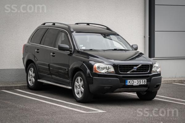 Черный Вольво ХС90 2004 в Рига, объемом двигателя 2.40 л и пробегом 326 тыс. км за 3590 €, фото 4 на AUTOMOTO.COM.LV