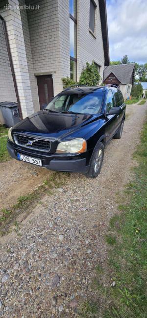 Black Volvo XC90 2004 in Vilnius, with an engine capacity of 2.40 L and mileage of 373 thousand km for 2500 €, photo 3 on AUTOMOTO.COM.LV