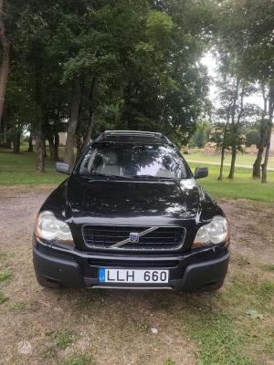 Melns Volvo XC90 2004 Viļņa, ar dzinēja tilpumu 2.40 L un nobraukumu 350 tūkst. km par 4100 €, foto 3 vietnē AUTOMOTO.COM.LV