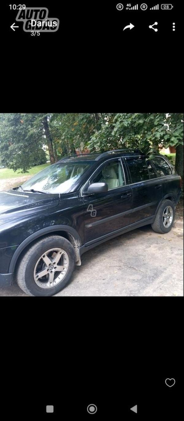 Черный Вольво ХС90 2004 в Вильнюс, объемом двигателя 2.90 л и пробегом 0 тыс. км за 1500 €, фото 4 на AUTOMOTO.COM.LV