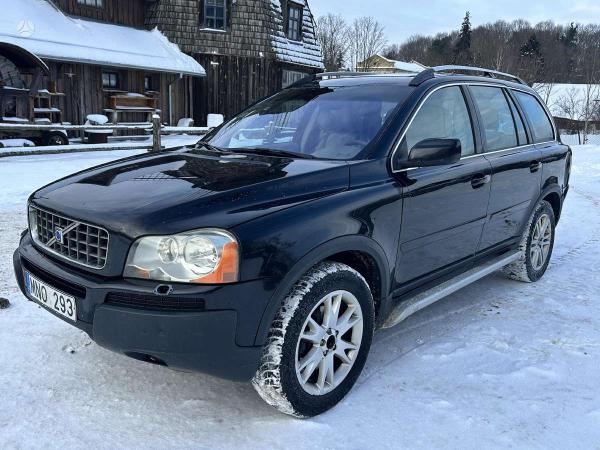 Black Volvo XC90 2005 in Vilnius, with an engine capacity of 2.40 L and mileage of 220 thousand km for 2700 €, photo 1 on AUTOMOTO.COM.LV