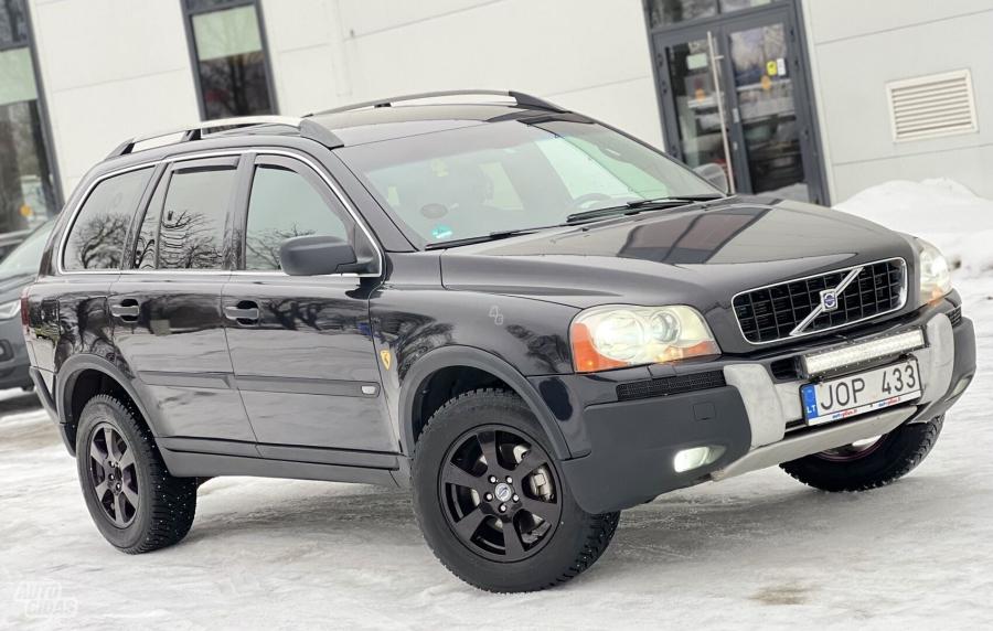 Black Volvo XC90 2005 in Kaunas, with an engine capacity of 2.40 L and mileage of 222 thousand km for 4000 €, photo 12 on AUTOMOTO.COM.LV