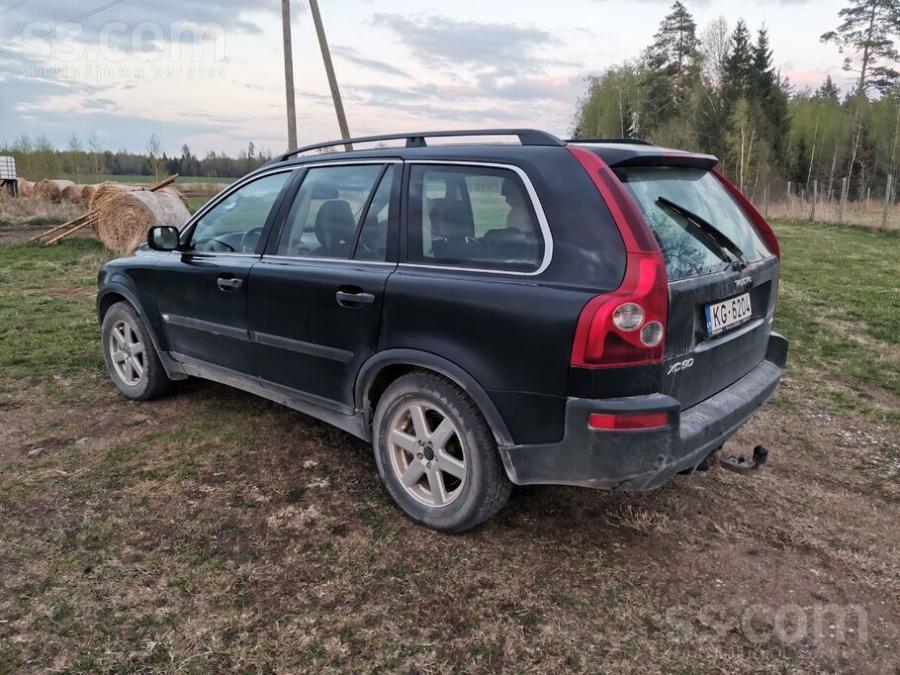 Черный Вольво ХС90 2005 в Цесис, объемом двигателя 2.40 л и пробегом 412 тыс. км за 2200 €, фото 3 на AUTOMOTO.COM.LV