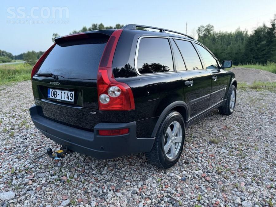 Черный Вольво ХС90 2005 в Цесис, объемом двигателя 2.40 л и пробегом 0 тыс. км за 4390 €, фото 3 на AUTOMOTO.COM.LV