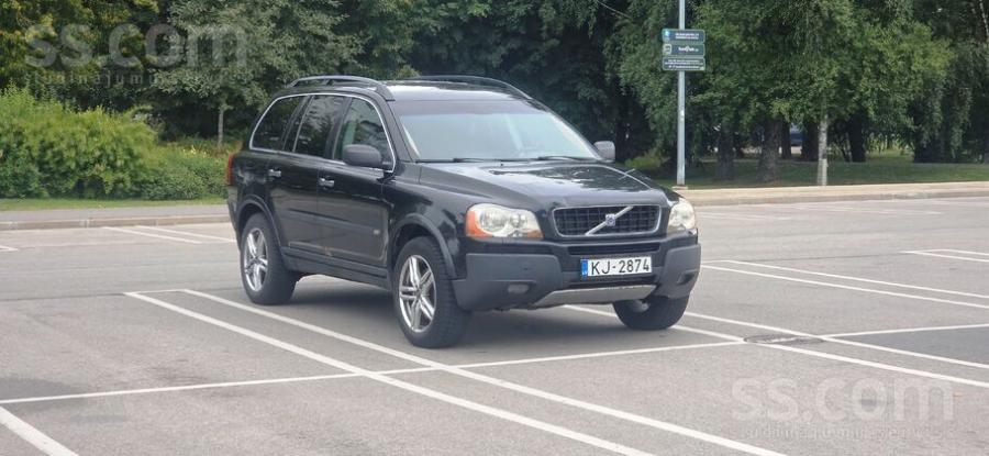 Черный Вольво ХС90 2005 в Рига, объемом двигателя 2.40 л и пробегом 441 тыс. км за 3000 €, фото 4 на AUTOMOTO.COM.LV