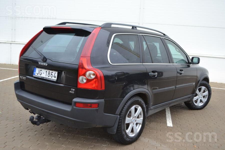 Black Volvo XC90 2005 in Riga, with an engine capacity of 2.40 L and mileage of 429 thousand km for 2450 €, photo 7 on AUTOMOTO.COM.LV
