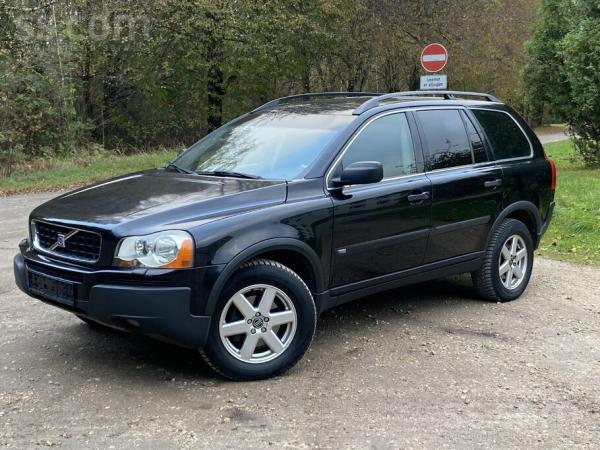 Black Volvo XC90 2005 in Riga, with an engine capacity of 2.40 L and mileage of 300 thousand km for 4100 €, photo 6 on AUTOMOTO.COM.LV