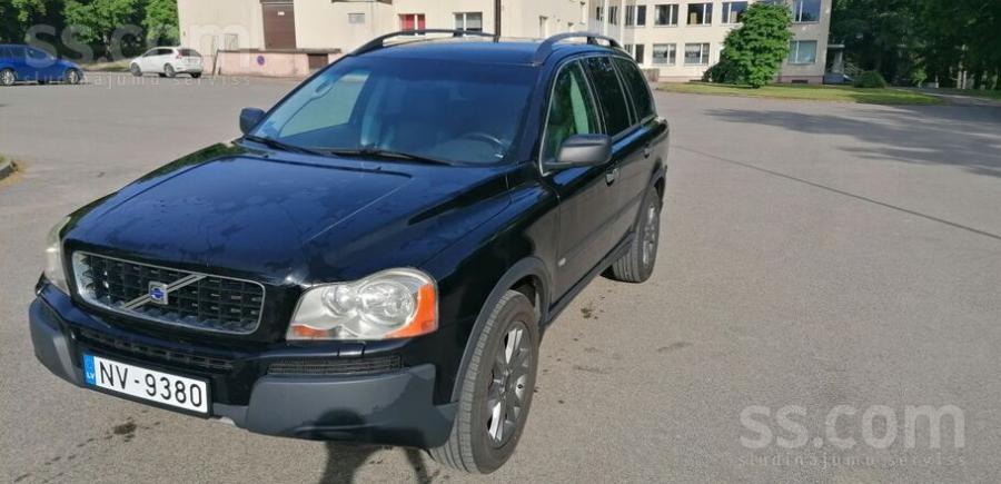 Black Volvo XC90 2006 in Riga, with an engine capacity of 2.40 L and mileage of 0 thousand km for 3200 €, photo 1 on AUTOMOTO.COM.LV