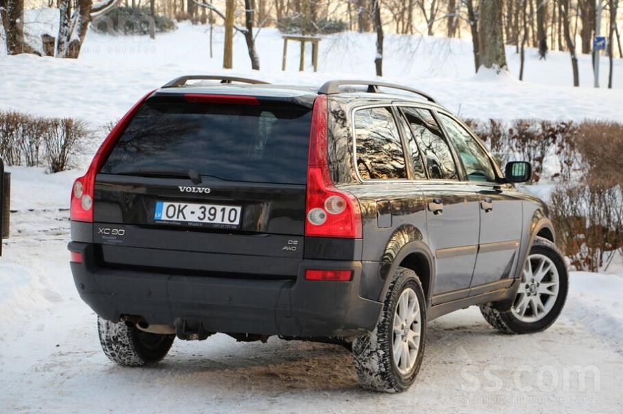 Black Volvo XC90 2006 in Riga, with an engine capacity of 2.40 L and mileage of 0 thousand km for 5850 €, photo 5 on AUTOMOTO.COM.LV