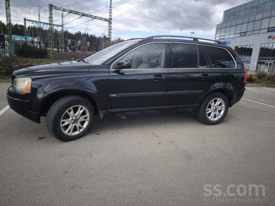 Черный Вольво ХС90 2006 в Рига, объемом двигателя 2.40 л и пробегом 300 тыс. км за 3800 €, фото 7 на AUTOMOTO.COM.LV