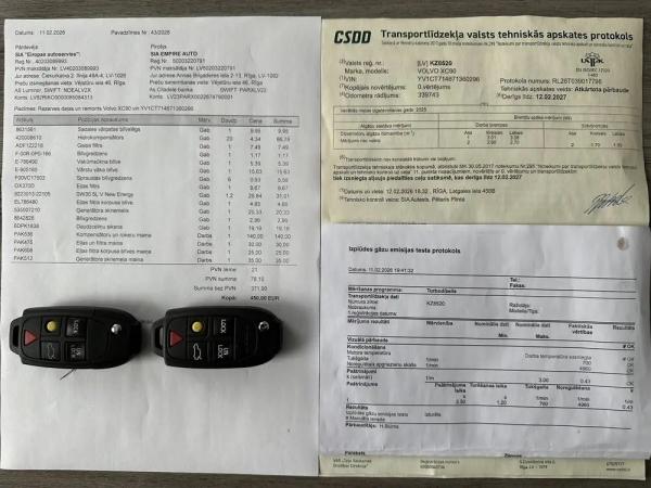 Черный Вольво ХС90 2006 в Рига, объемом двигателя 2.40 л и пробегом 340 тыс. км за 5100 €, фото 8 на AUTOMOTO.COM.LV