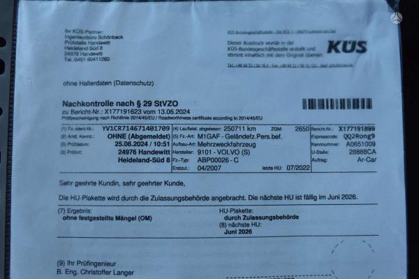 Черный Вольво ХС90 2007 в Вильнюс, объемом двигателя 2.40 л и пробегом 260 тыс. км за 6790 €, фото 11 на AUTOMOTO.COM.LV