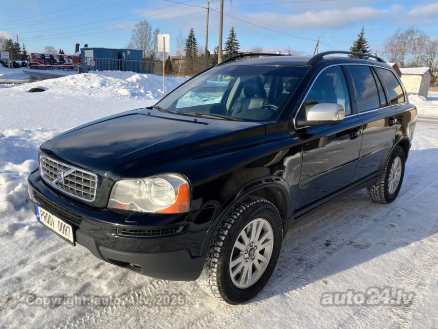 Black Volvo XC90 2007 in Tartu, with an engine capacity of 2.40 L and mileage of 247 thousand km for 6950 €, photo 1 on AUTOMOTO.COM.LV