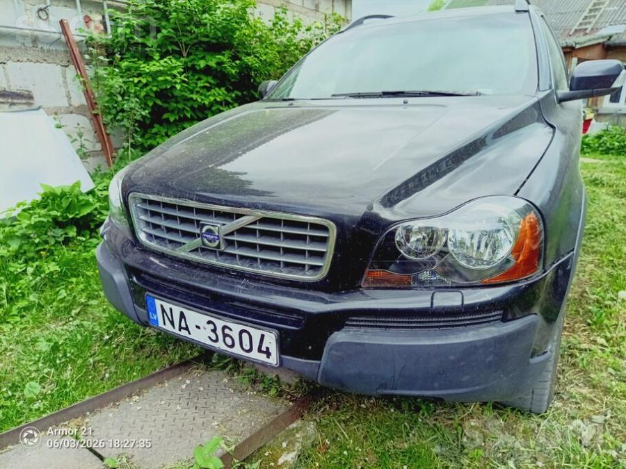 Черный Вольво ХС90 2007 в Лиепая, объемом двигателя 2.40 л и пробегом 368 тыс. км за 4000 €, фото 4 на AUTOMOTO.COM.LV