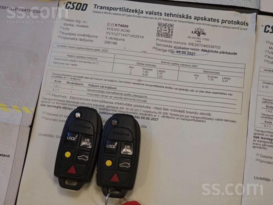 Melns Volvo XC90 2007 Rīga, ar dzinēja tilpumu 2.40 L un nobraukumu 396 tūkst. km par 4650 €, foto 36 vietnē AUTOMOTO.COM.LV