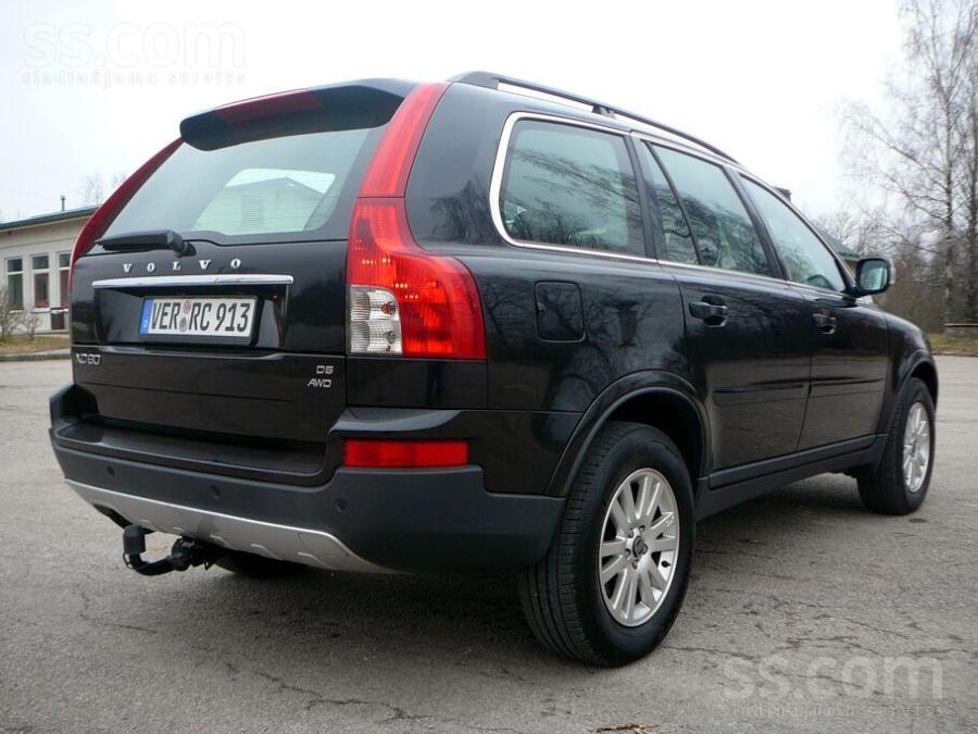 Black Volvo XC90 2008 in Cesis, with an engine capacity of 2.40 L and mileage of 0 thousand km for 8300 €, photo 4 on AUTOMOTO.COM.LV