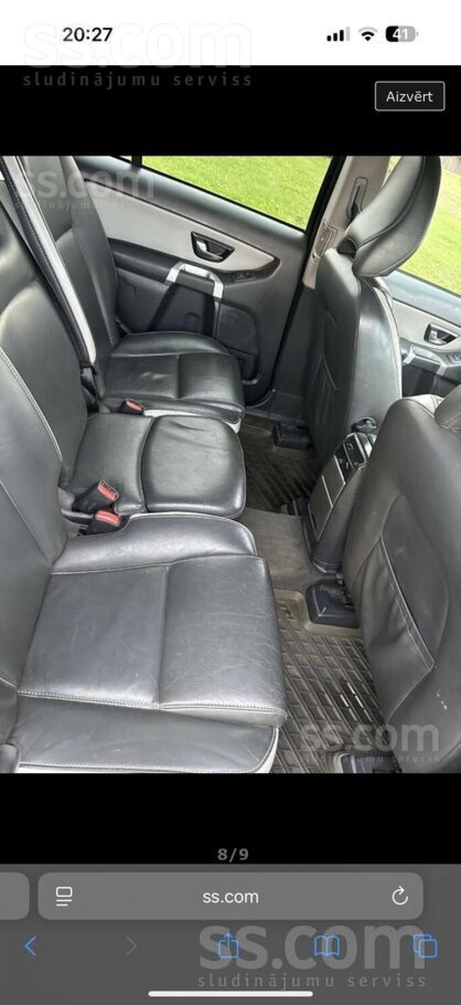 Black Volvo XC90 2008 in Riga, with an engine capacity of 2.40 L and mileage of 408 thousand km for 4300 €, photo 5 on AUTOMOTO.COM.LV