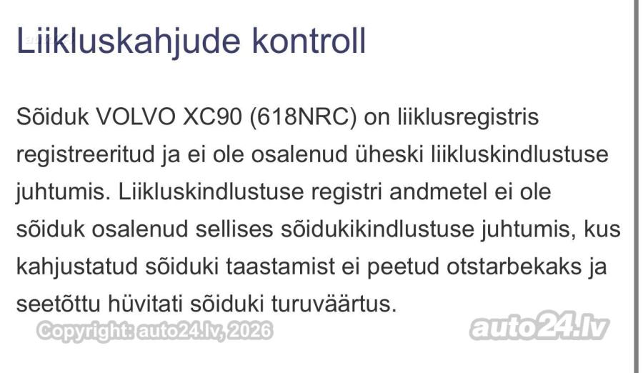 Melns Volvo XC90 2008 Tartu, ar dzinēja tilpumu 2.40 L un nobraukumu 335 tūkst. km par 5499 €, foto 16 vietnē AUTOMOTO.COM.LV
