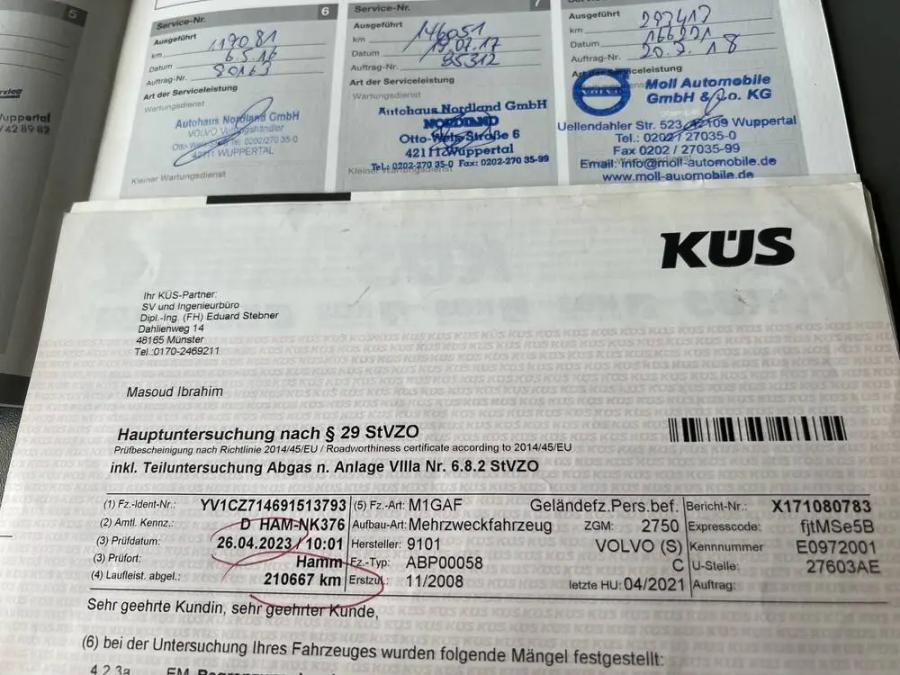 Черный Вольво ХС90 2008 в Екабпилс, объемом двигателя 2.40 л и пробегом 255 тыс. км за 7500 €, фото 29 на AUTOMOTO.COM.LV