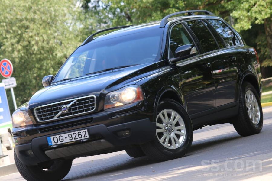 Черный Вольво ХС90 2008 в Рига, объемом двигателя 2.40 л и пробегом 433 тыс. км за 3490 €, фото 1 на AUTOMOTO.COM.LV