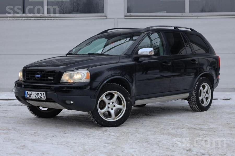 Black Volvo XC90 2010 in Riga, with an engine capacity of 2.40 L and mileage of 0 thousand km for 7795 €, photo 1 on AUTOMOTO.COM.LV