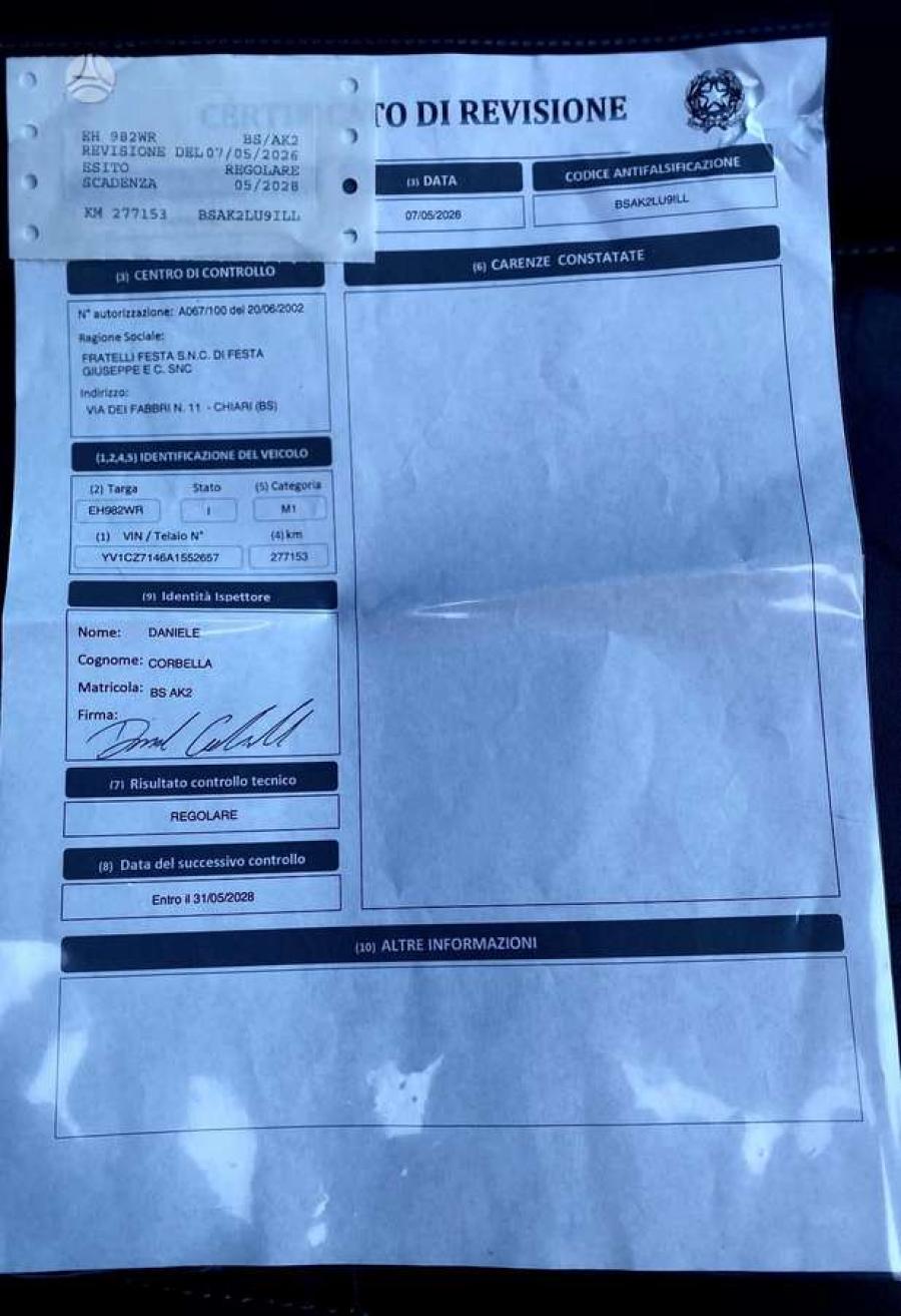 Черный Вольво ХС90 2010 в Утена, объемом двигателя 2.40 л и пробегом 277 тыс. км за 11150 €, фото 40 на AUTOMOTO.COM.LV