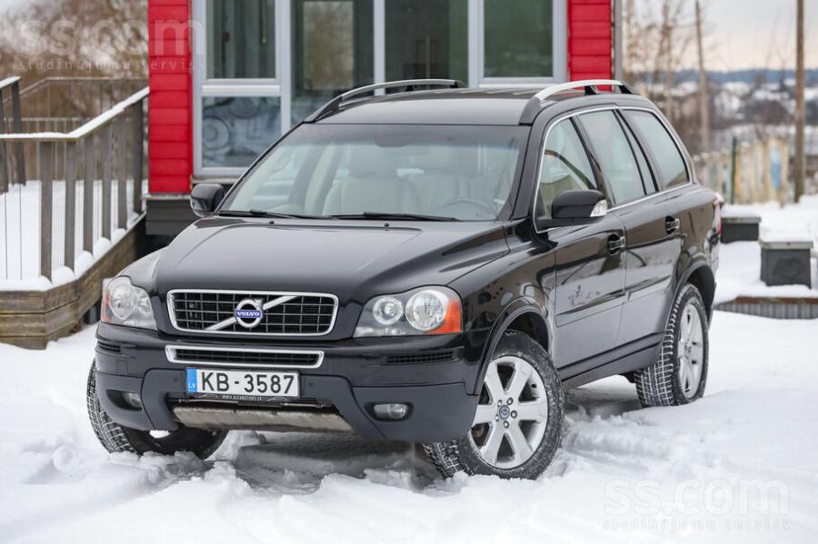 Black Volvo XC90 2011 in Riga, with an engine capacity of 2.40 L and mileage of 0 thousand km for 5990 €, photo 1 on AUTOMOTO.COM.LV
