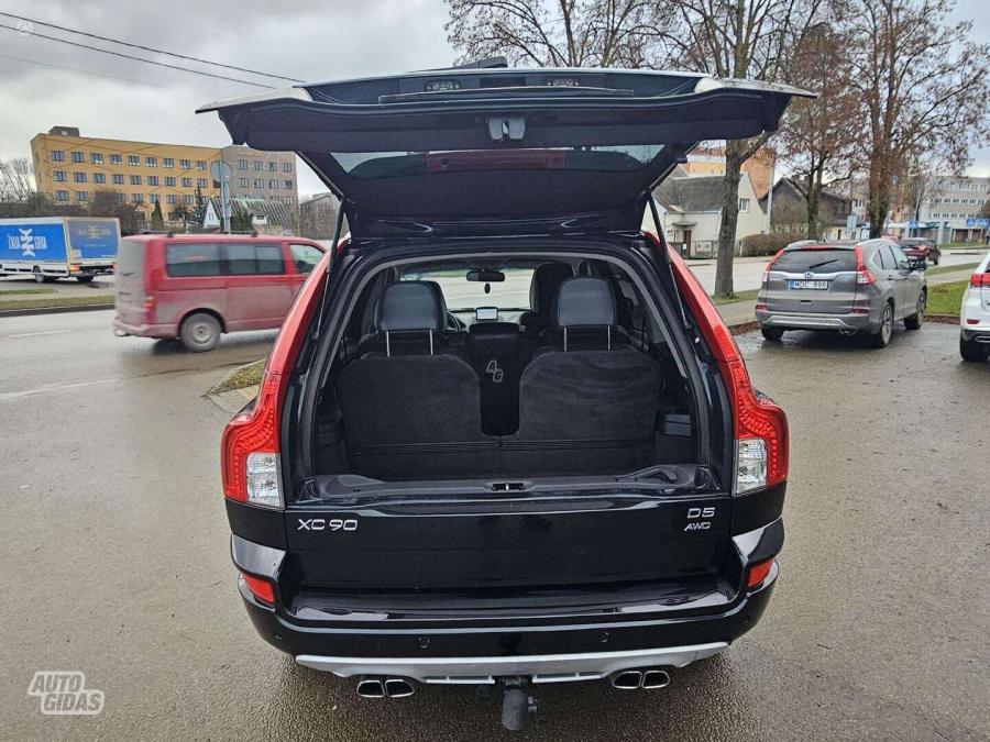 Black Volvo XC90 2012 in Siauliai, with an engine capacity of 2.40 L and mileage of 289 thousand km for 12450 €, photo 12 on AUTOMOTO.COM.LV