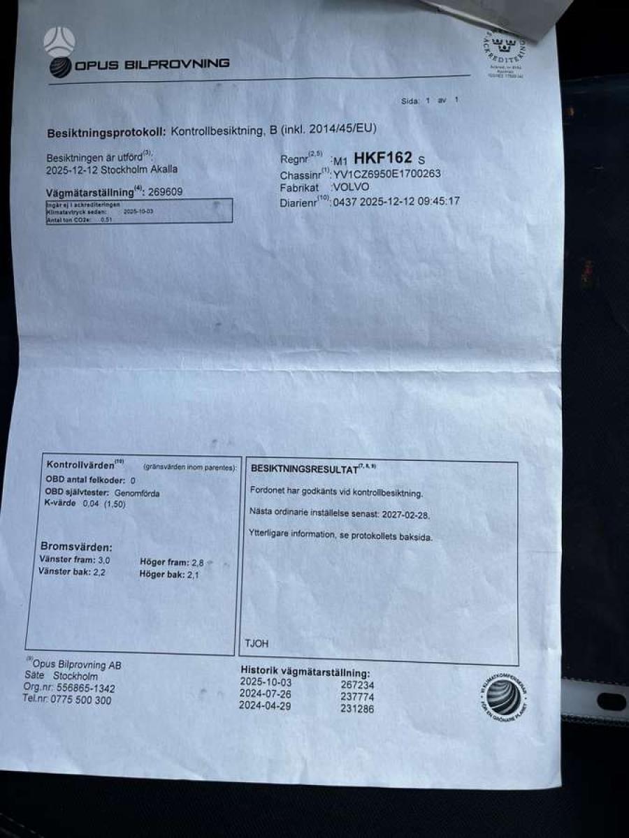 Черный Вольво ХС90 2014 в Вильнюс, объемом двигателя 2.40 л и пробегом 270 тыс. км за 11950 €, фото 22 на AUTOMOTO.COM.LV