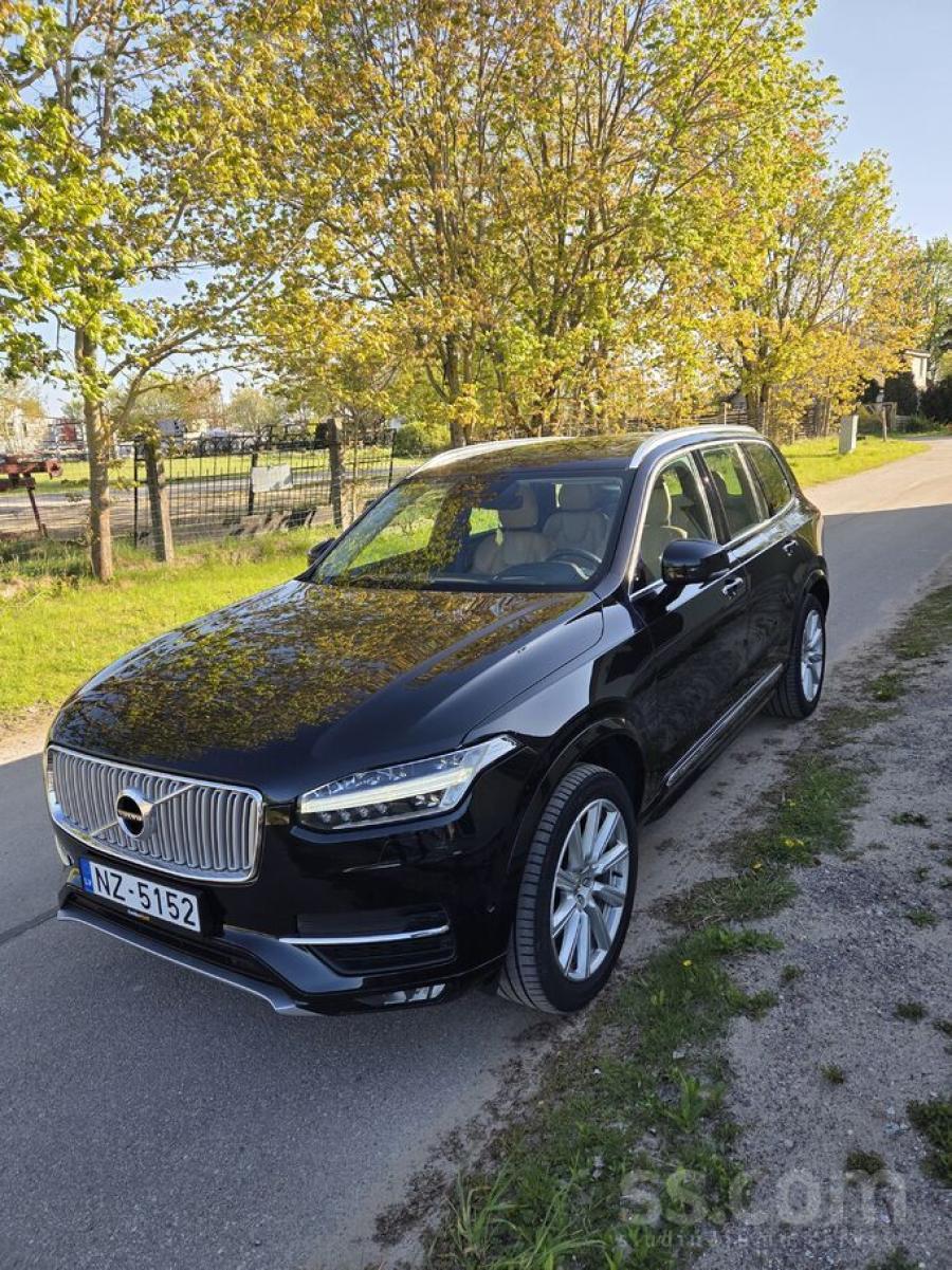 Black Volvo XC90 2015 in Ogre, with an engine capacity of 2.00 L and mileage of 0 thousand km for 15870 €, photo 1 on AUTOMOTO.COM.LV